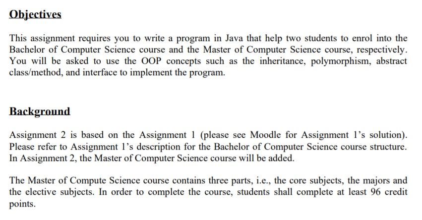 Create program in Java. Please make sure the program | Chegg.com