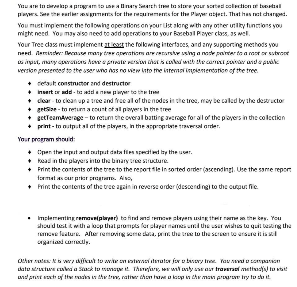 You are to develop a program to use a Binary Search | Chegg.com