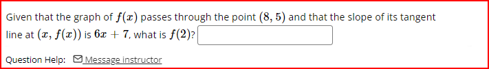 Solved Given that the graph of f(x) ﻿passes through the | Chegg.com