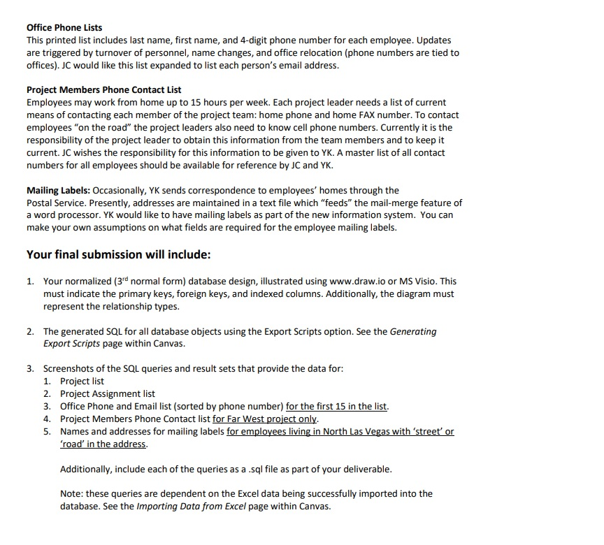 Solved Before you start the project. For this project you | Chegg.com