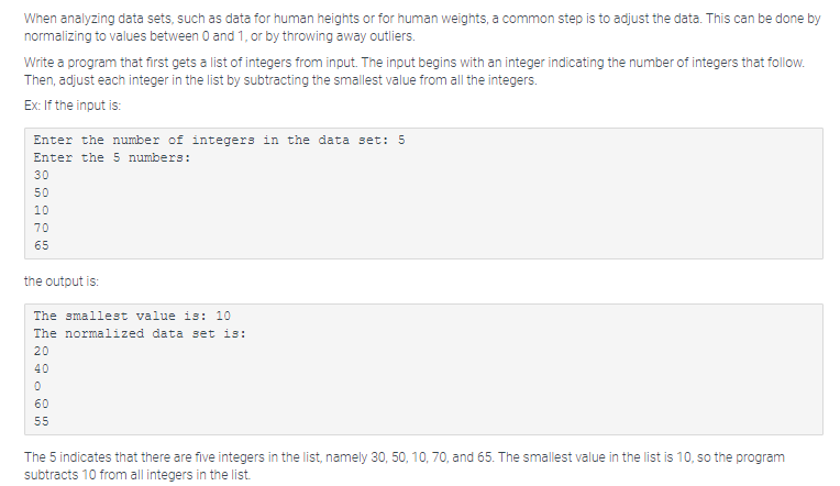 Solved When analyzing data sets, such as data for human | Chegg.com