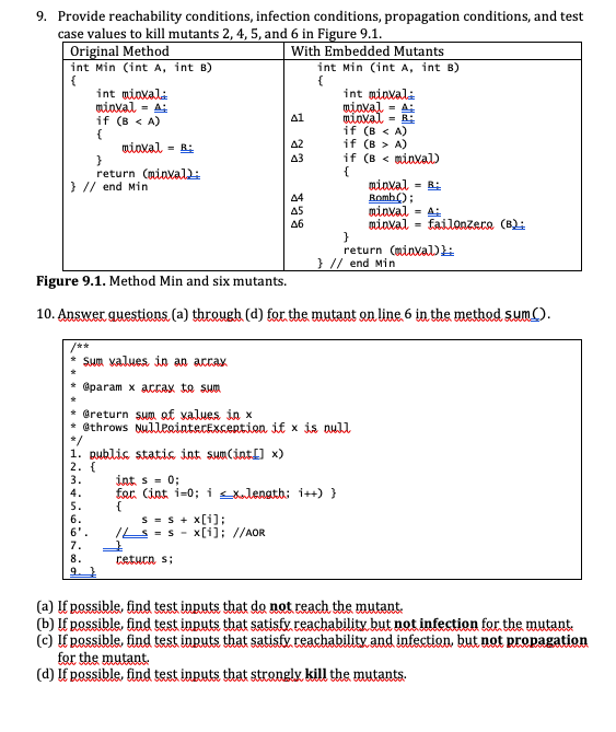 Solved 9. Provide reachability conditions, infection | Chegg.com