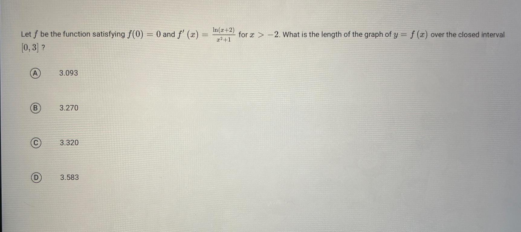 Solved Let f be the function satisfying f(0)=0 and | Chegg.com