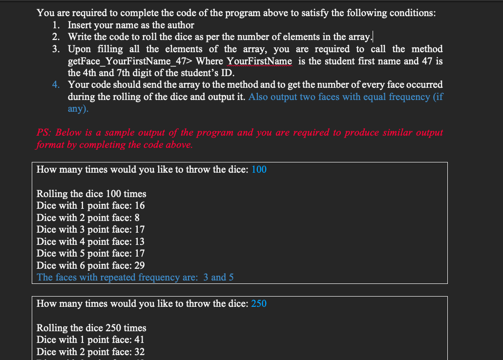 Solved You are required to complete the code of the program | Chegg.com