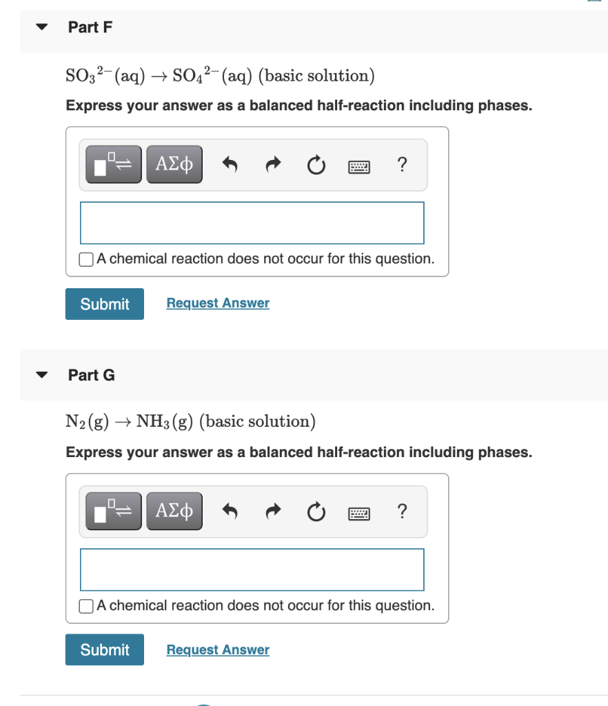 Solved Part B TiO2 (s) + Ti2+ (aq) (acidic solution) Express | Chegg.com