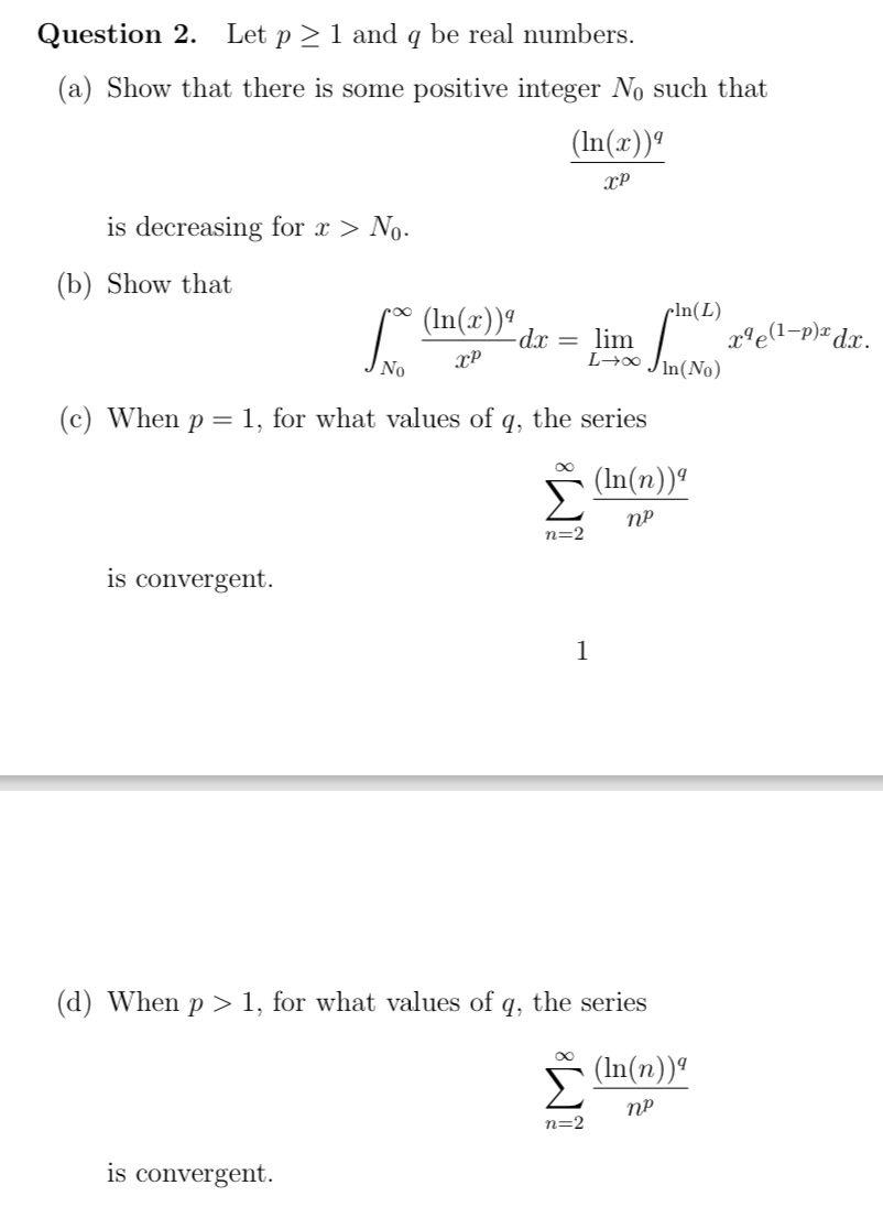 Solved (a) Show that there is some positive integer \\( | Chegg.com