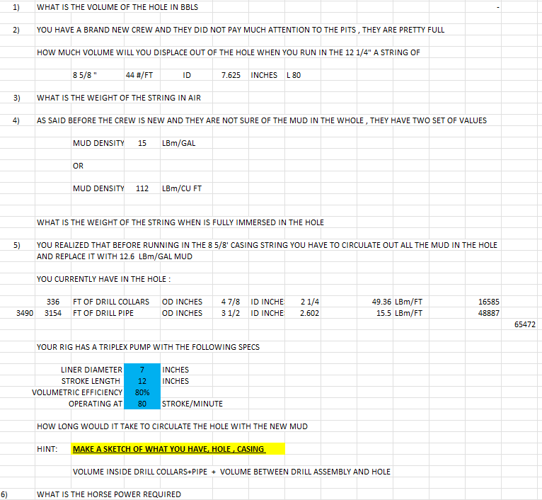 Solved You have drilled the surface hole for your first | Chegg.com