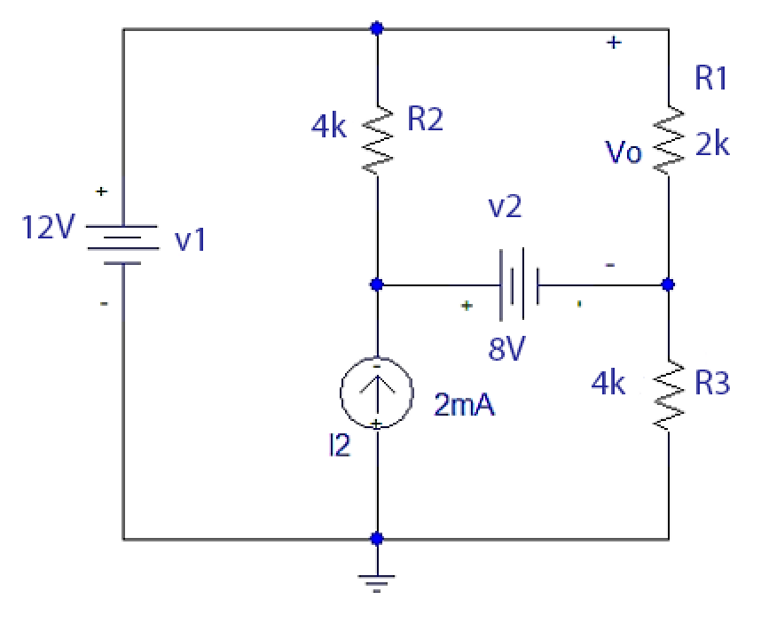 Solved Use nodal analysis to find the node voltages in the | Chegg.com