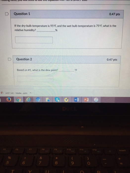 Solved Use psychrometer table A and B and the table | Chegg.com