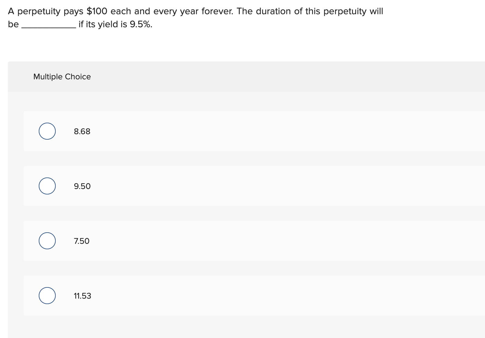 Solved A perpetuity pays \( \$ 100 \) ﻿each and every year | Chegg.com