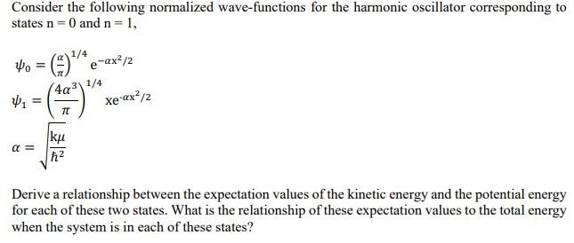 Solved Consider the following normalized wave-functions for | Chegg.com