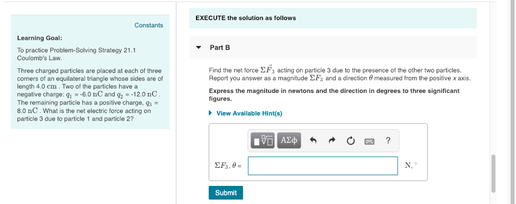 Solved EXECUTE the solution as follows Constants Learning | Chegg.com
