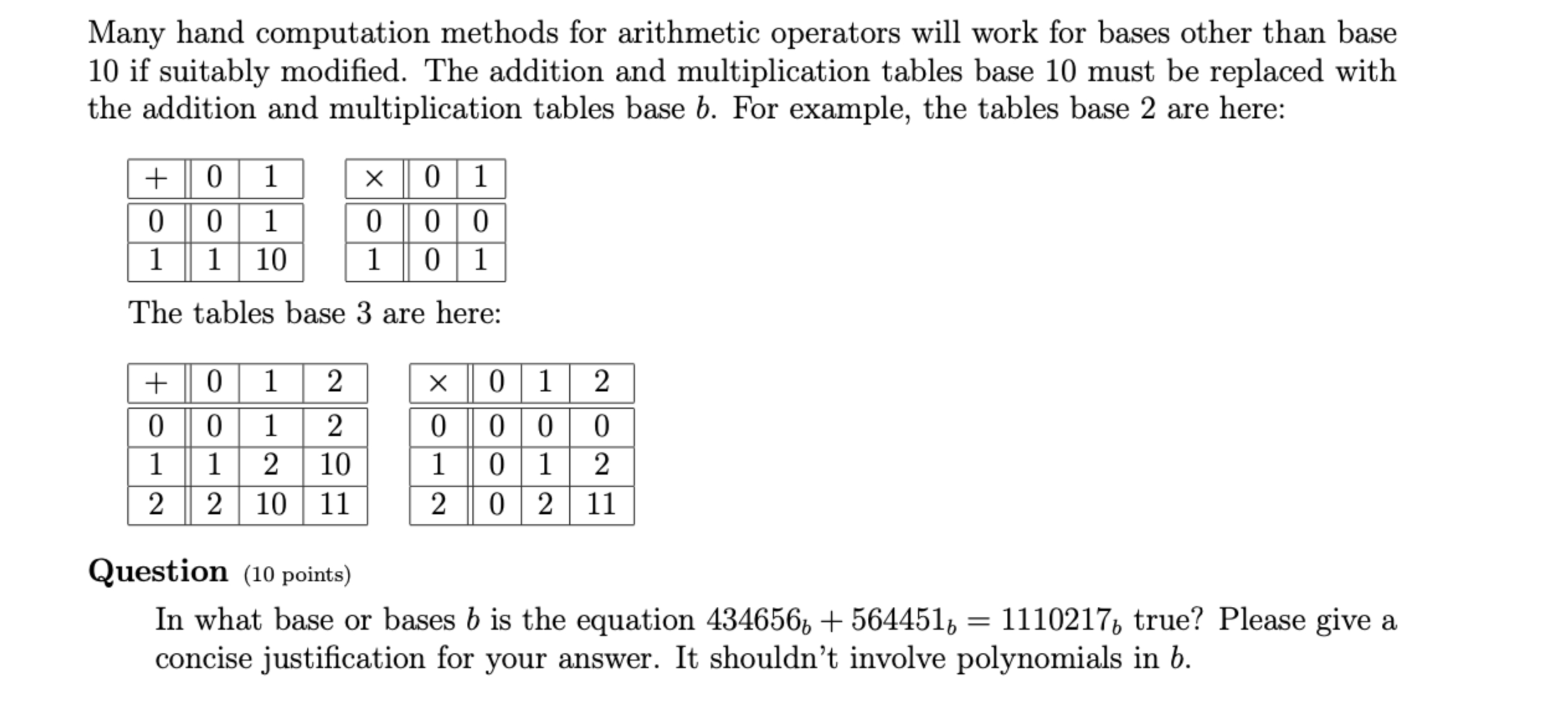 Solved Many hand computation methods for arithmetic | Chegg.com