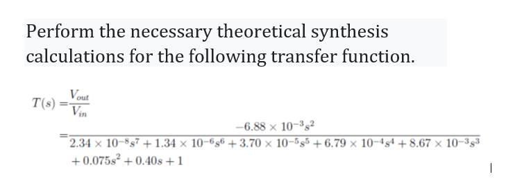 Perform the necessary theoretical | Chegg.com