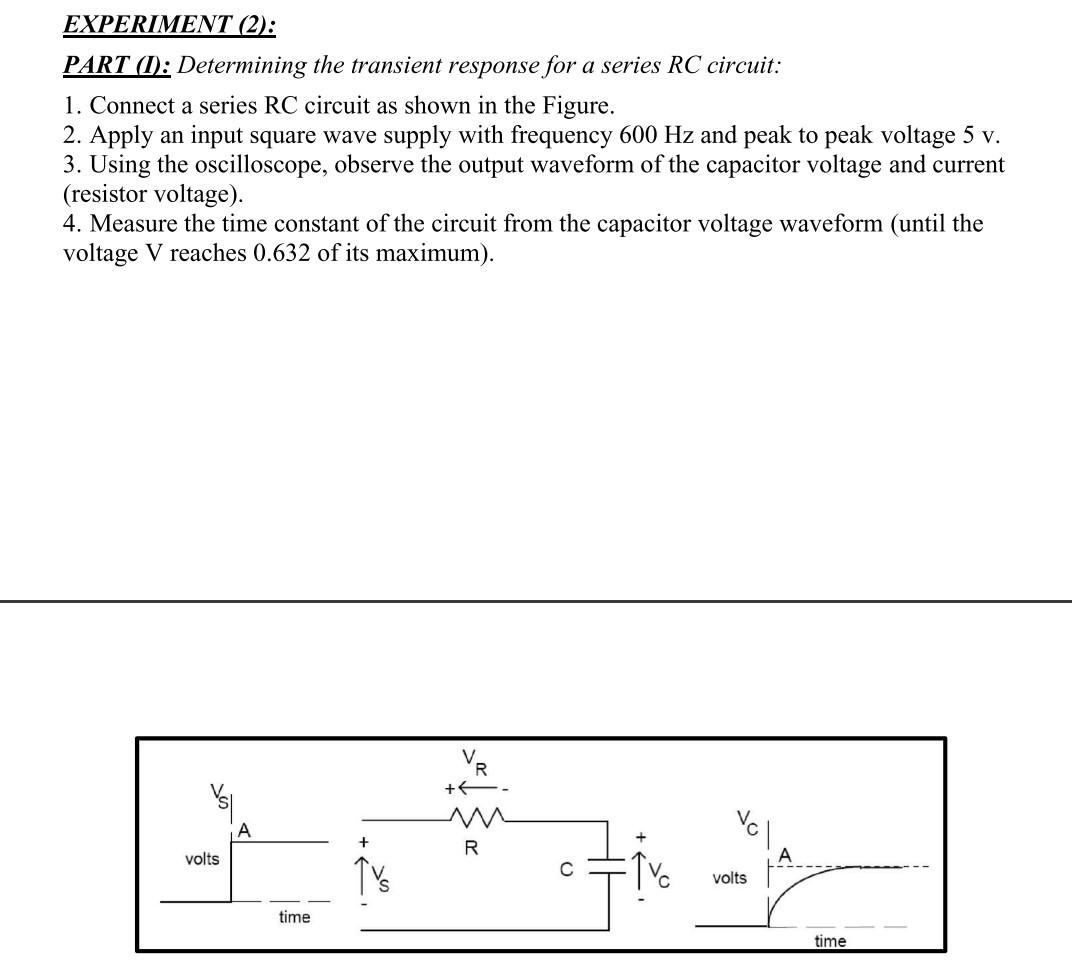 Solved Use any program simulation to determine the transient | Chegg.com