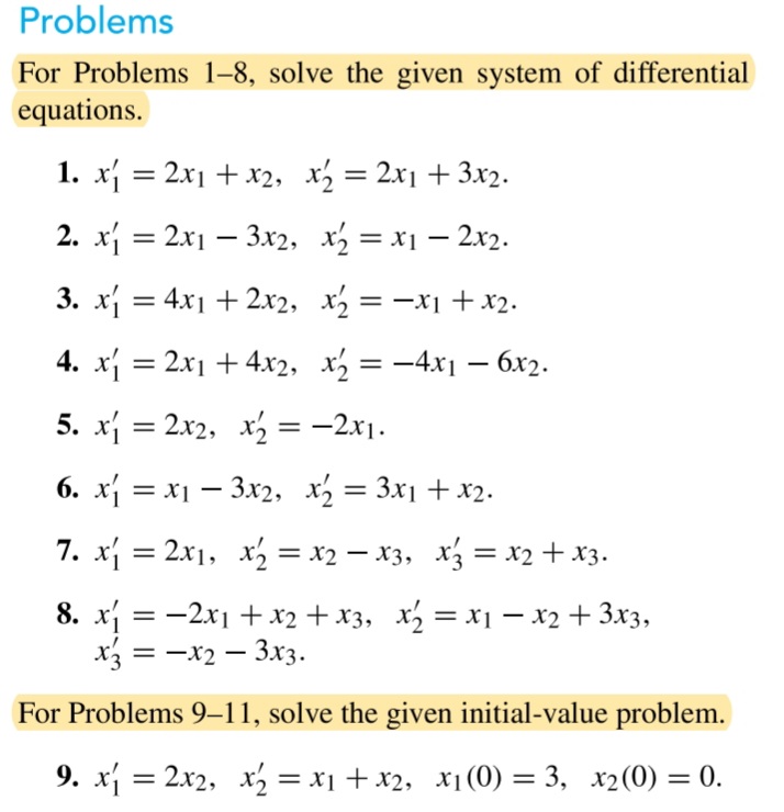 Solved can you solve question 7 ﻿ and 8ProblemsFor Problems | Chegg.com