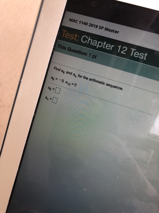 Solved MAC 1140 2019 SP Master Test: Chapter 12 Test This | Chegg.com