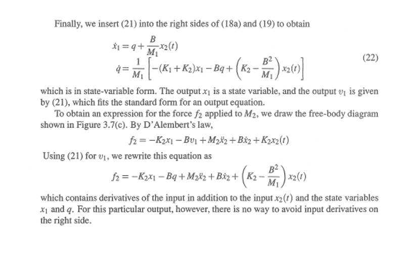 Solved 3.28. Write in matrix form the state-variable model | Chegg.com