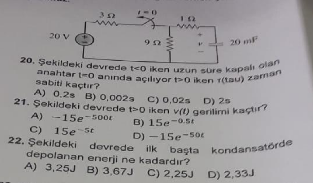 Solved Find 20,21,22 ( ﻿I need step by step solution) | Chegg.com