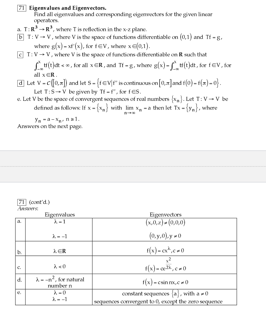 Solved Eigenvalues and Eigenvectors. Find all eigenvalues | Chegg.com Solved Eigenvalues and Eigenvectors. Find all eigenvalues | Chegg.com