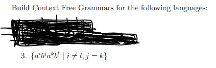 Solved Build Context Free Grammars for the following | Chegg.com