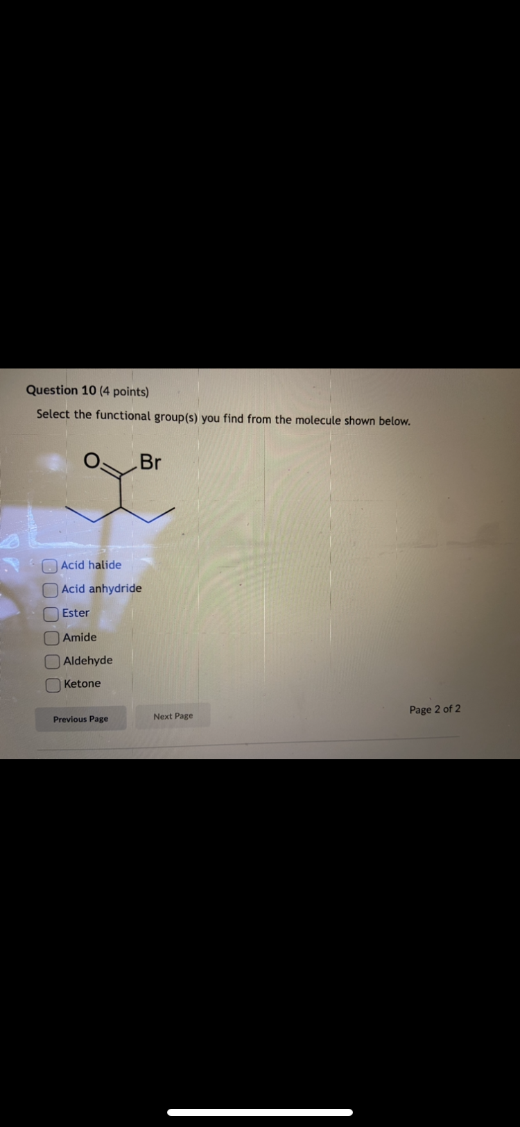 Solved Question 10 (4 points) Select the functional group(s) | Chegg.com Solved Question 10 (4 points) Select the functional group(s) | Chegg.com