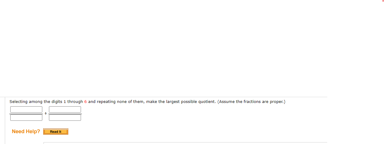 Selecting among the digits 1 through 6 and repeating | Chegg.com