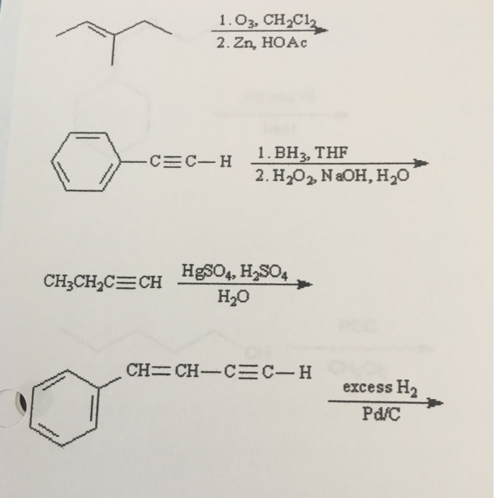 Solved Predict the product(s) of each reaction below. | Chegg.com
