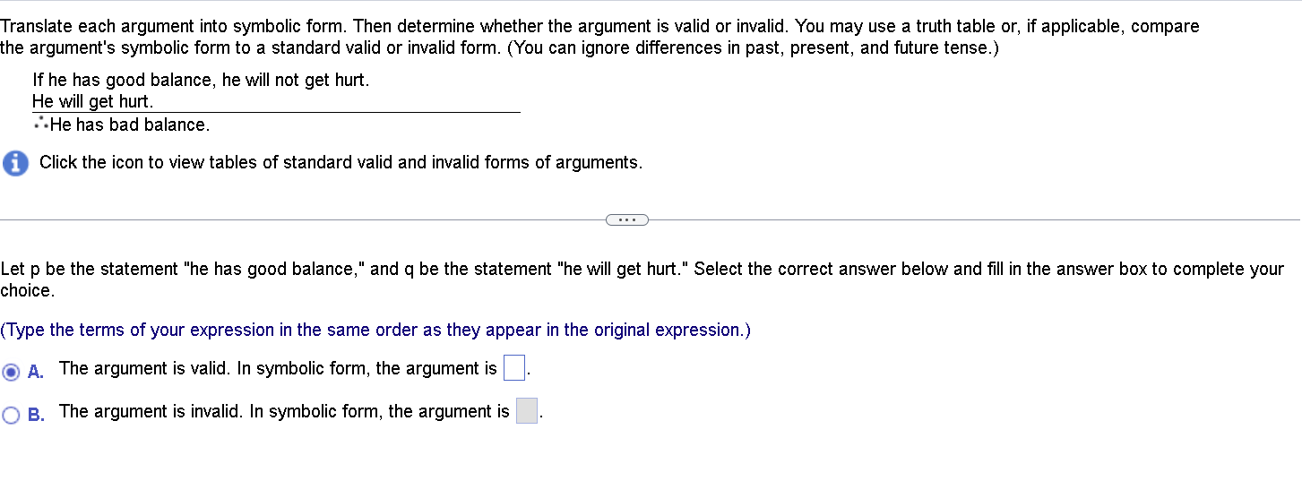 Solved Translate each argument into symbolic form. Then | Chegg.com