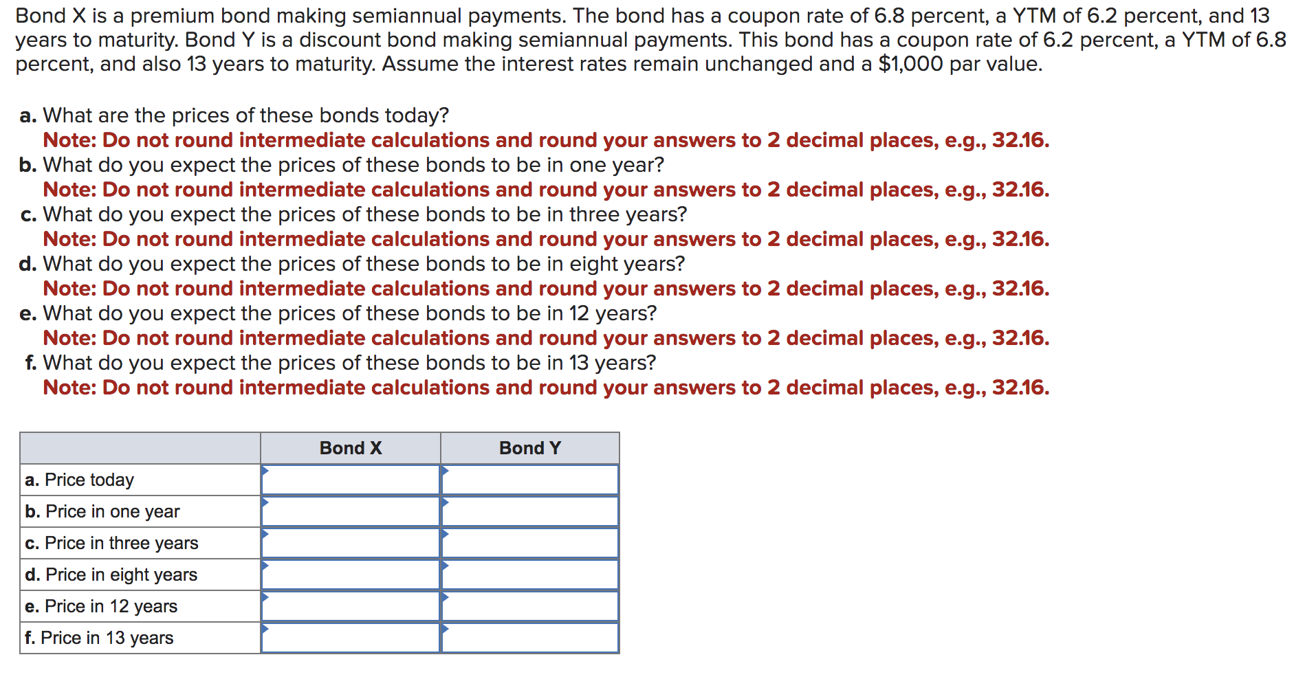Solved Bond X is a premium bond making semiannual payments. | Chegg.com