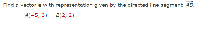 Solved horizontal ft/s vertical \& ft/sFind a vector a with | Chegg.com