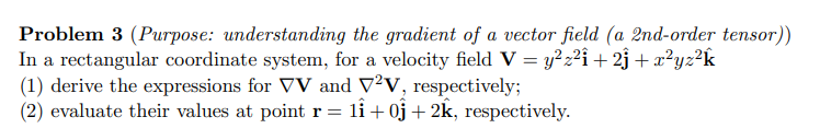 Solved Problem 3 (Purpose: understanding the gradient of a | Chegg.com