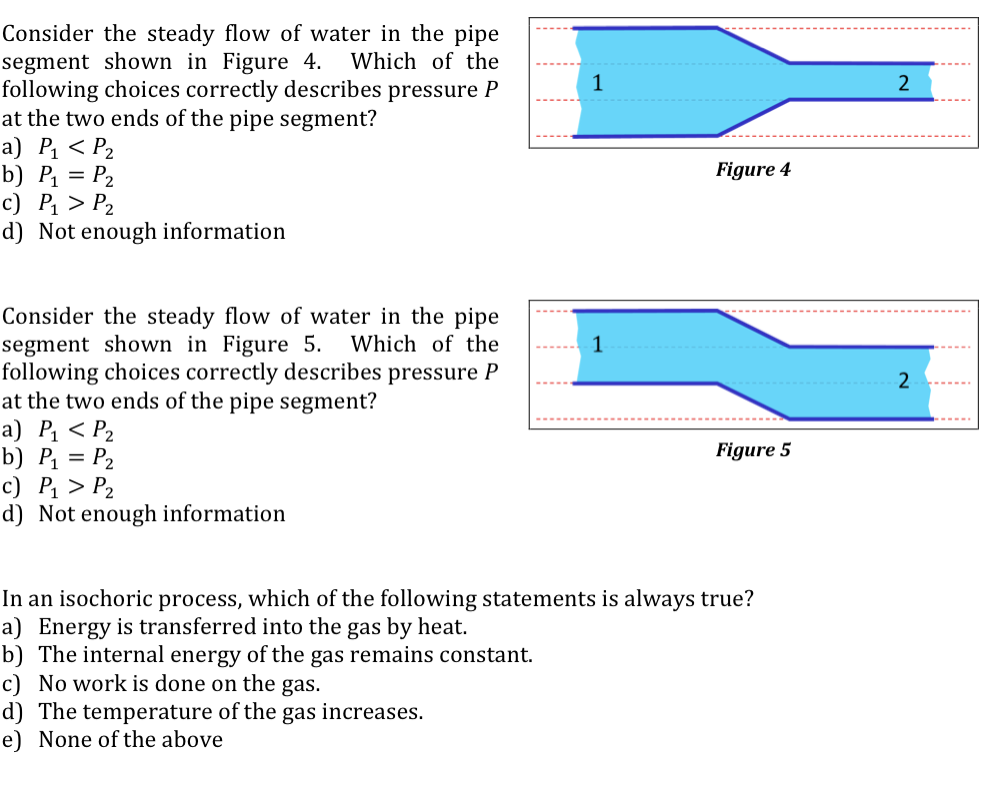 Solved Consider the steady flow of water in the pipe segment | Chegg.com