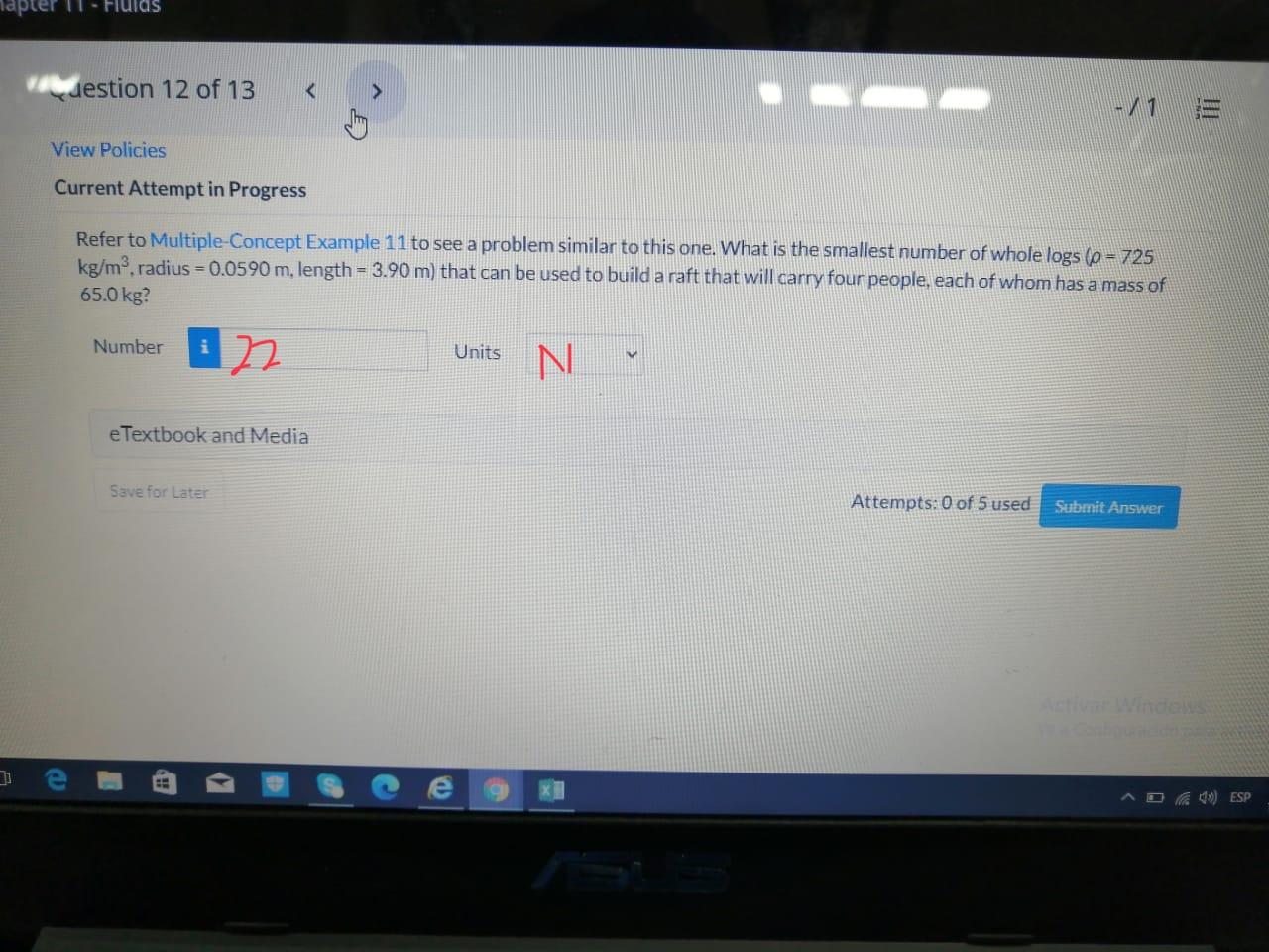 Solved hapter 11 - Flulas Jestion 12 of 13