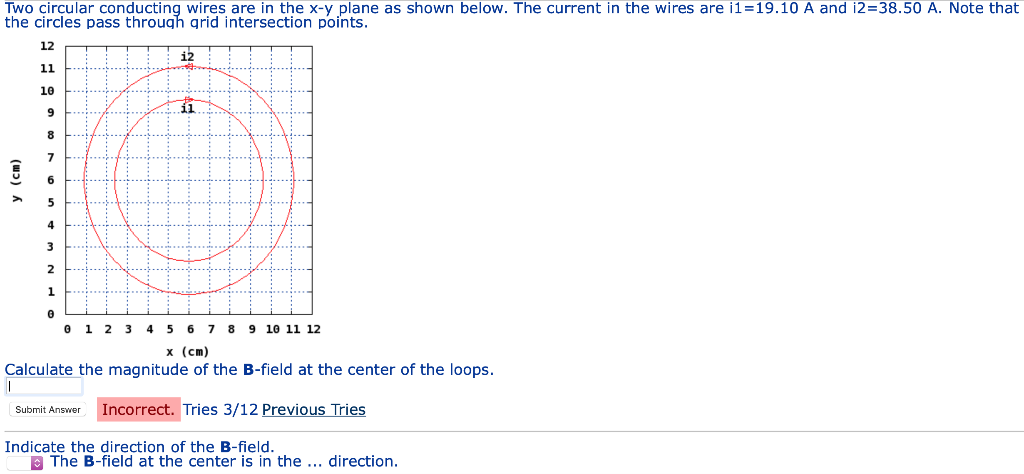 Solved Two circular conducting wires are in the x-y plane as | Chegg.com