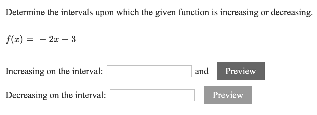 Solved Determine the intervals upon which the given function | Chegg.com