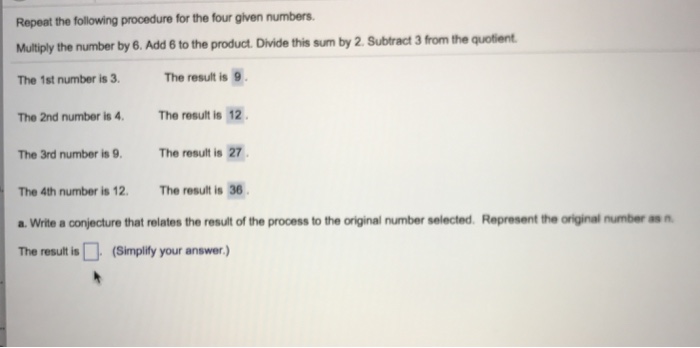 Solved Repeat the following procedure for the four given | Chegg.com