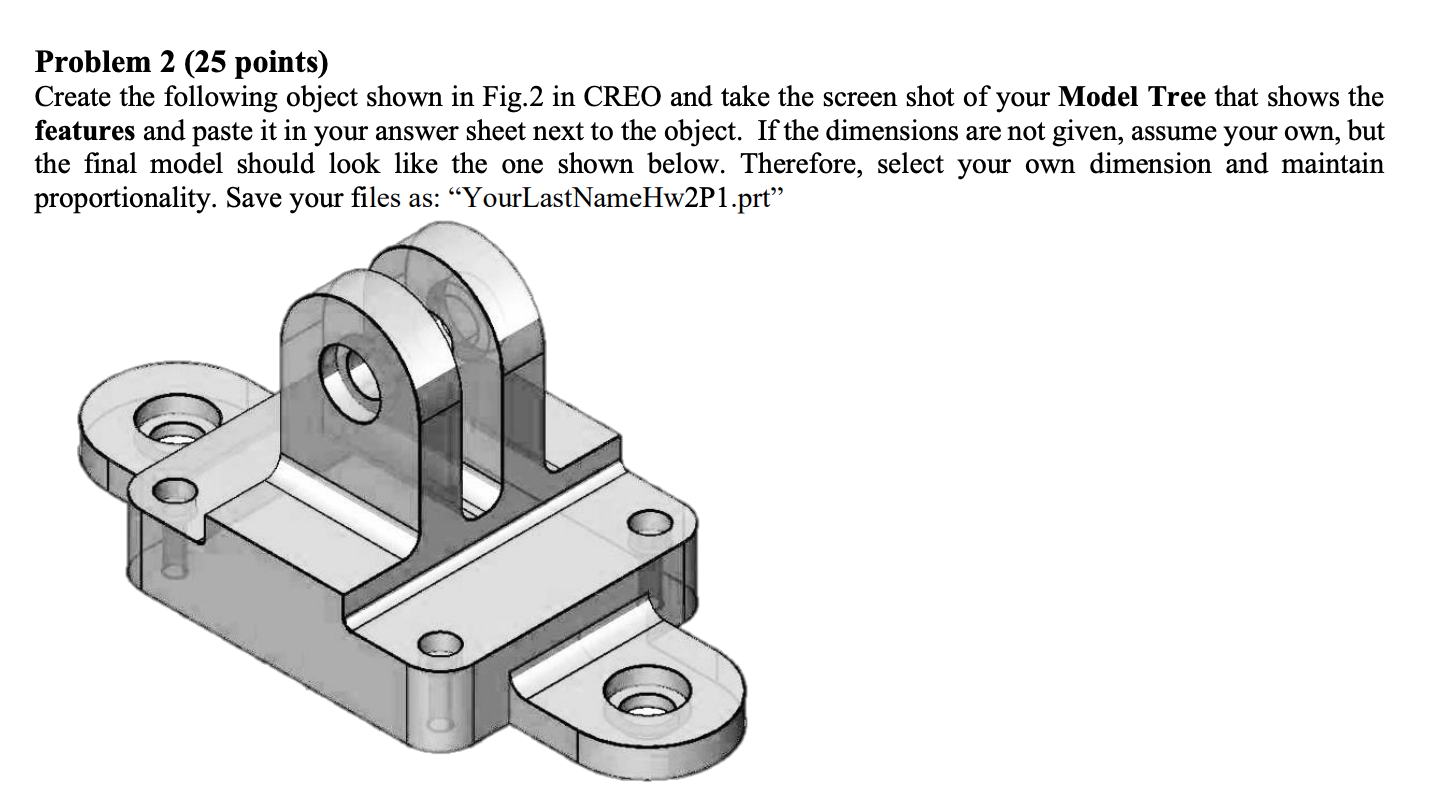 Solved Problem 2 (25 points) Create the following object | Chegg.com