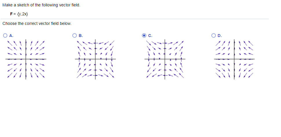 Solved Make a sketch of the following vector field. F = | Chegg.com