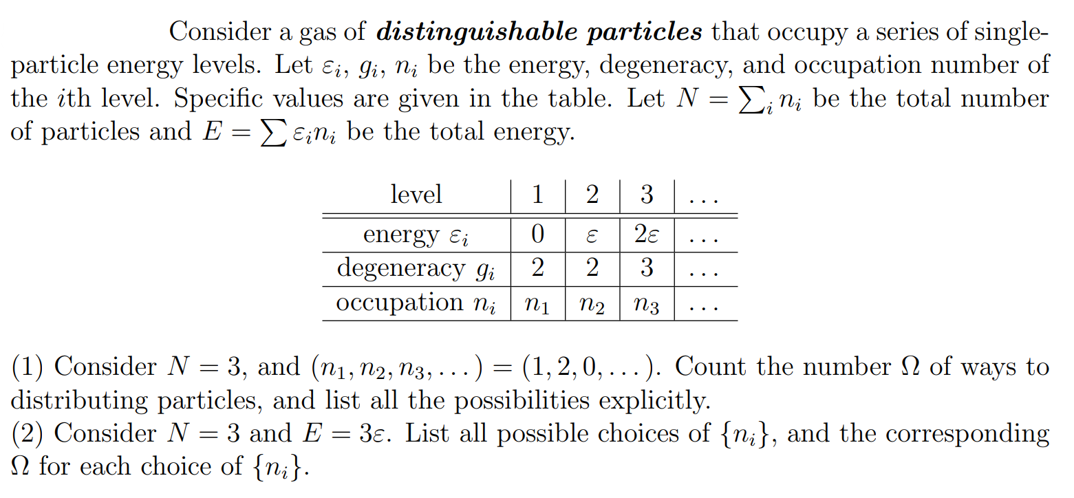 Solved (1) ﻿Consider N=3, ﻿and (n1,n2,n3,dots)=(1,2,0,dots). | Chegg.com