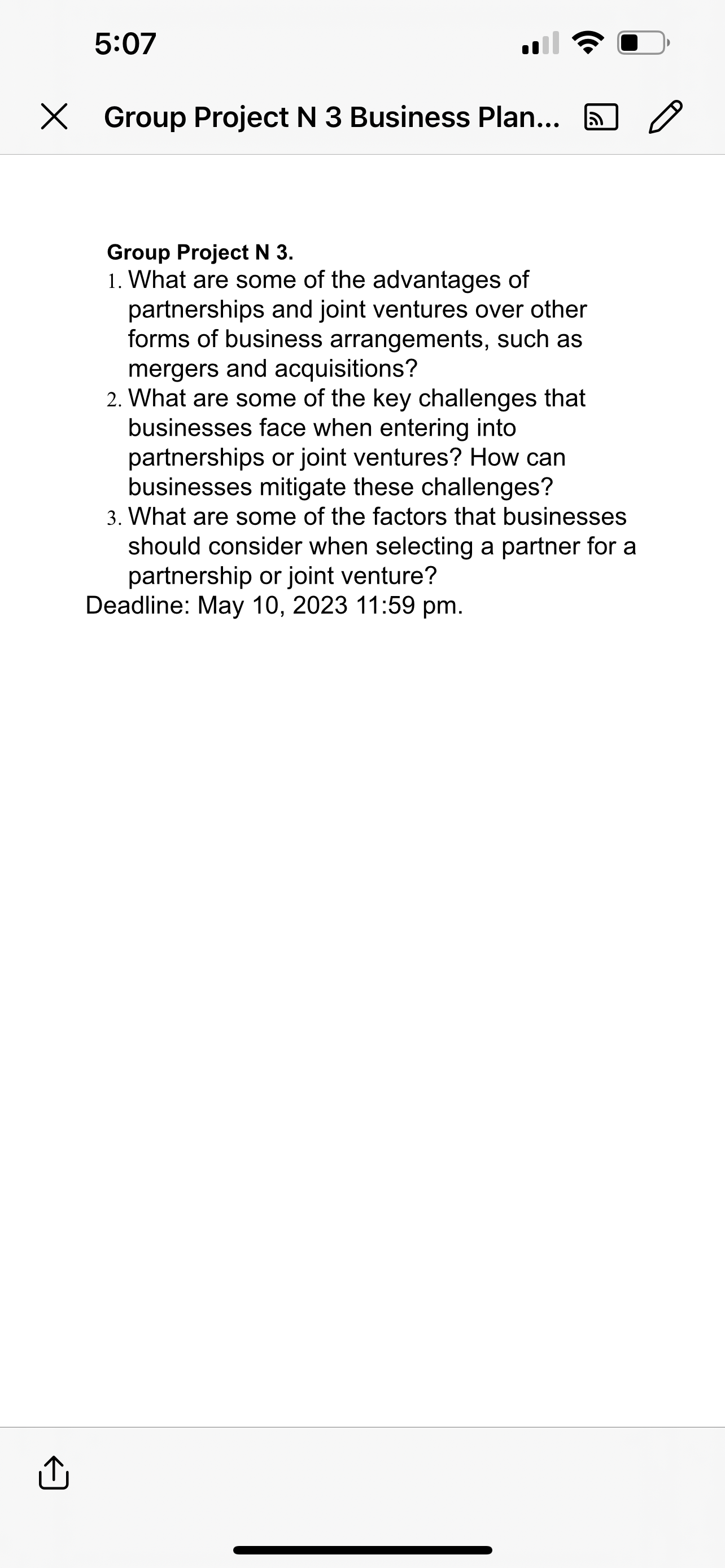 Solved Group Project N 3. 1. What are some of the advantages | Chegg.com