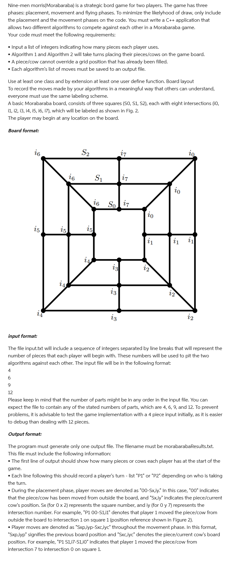 Solved In C++ please help me implement the placement and | Chegg.com