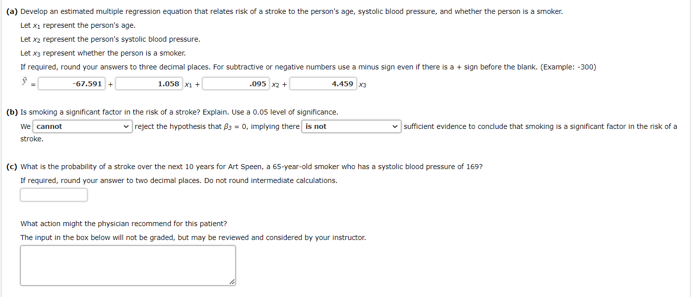 Solved dummy variable with 1 indicating a smoker and 0 | Chegg.com