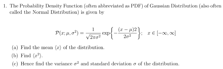 Solved The Probability Density Function (often abbreviated | Chegg.com