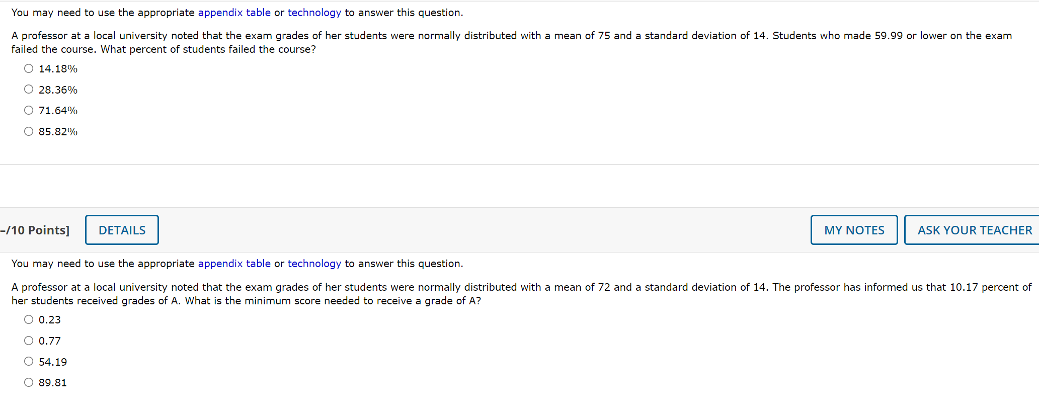 Solved You may need to use the appropriate appendix table or | Chegg.com