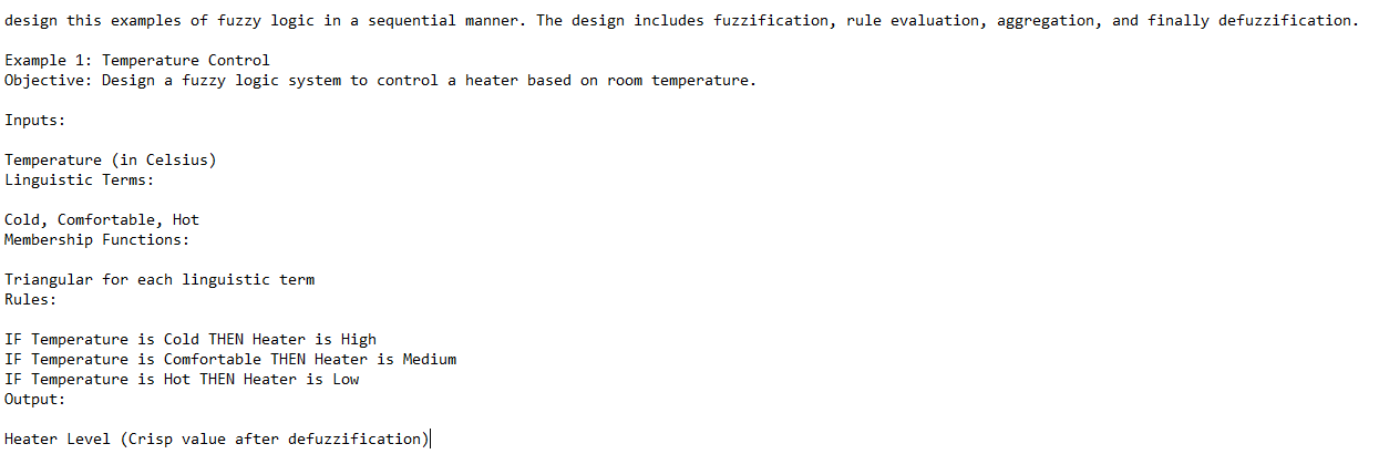 Solved Example 1: Temperature ControlObjective: Design a | Chegg.com