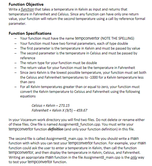 Function Objective Write a function that takes a | Chegg.com