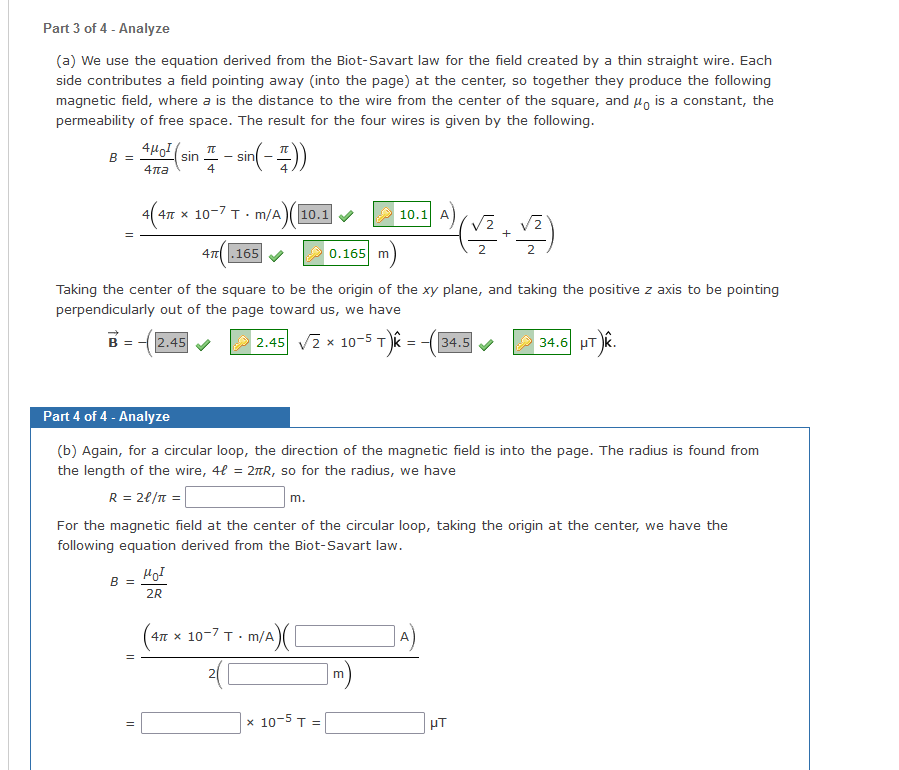 Solved Tutorial Exercise (a) A conducting loop in the shape | Chegg.com
