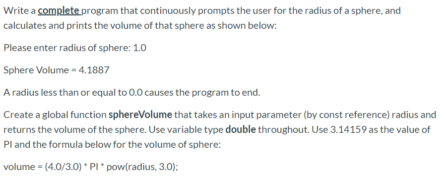 Solved Write A Complete Program That Continuously Prompts 2312