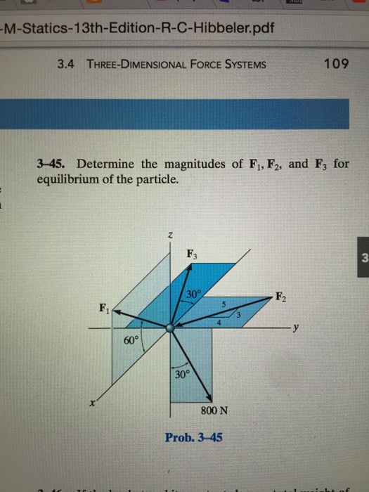 Solved M-Statics-13th-Edition-R-C-Hibbeler.pdf 3.4 | Chegg.com